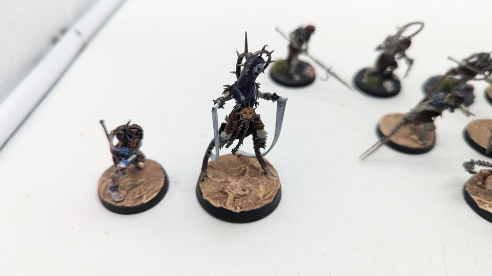 2x Painted THE UNMADE WARBAND, 2 Incomplt Warhammer Underworlds Warcry ...