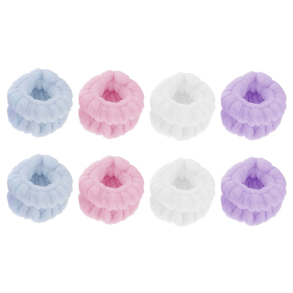 4 Pairs Convenient Face Wash Wristbands Comfortable Hand Washing | eBay ...