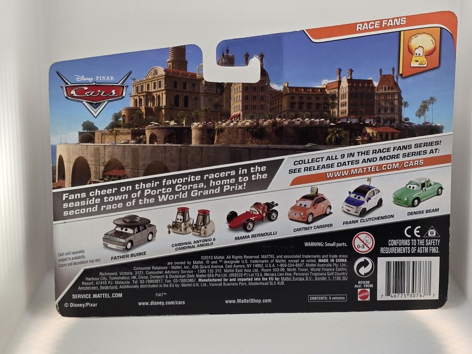 DISNEY PIXAR CARS - FATHER BURKE WITH CARDINAL ANGELO & ANTONIO ...