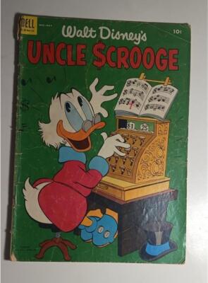 UNCLE SCROOGE #5 MAY 1957 DELL COMICS CARL BARKS ATLANTIS ADVENTURE ...
