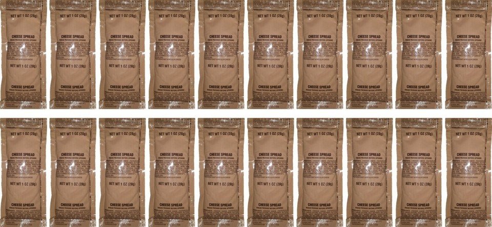 MRE Cheese Spread Variety Packs: Cheddar, Jalapeno or Bacon - 2022 ...