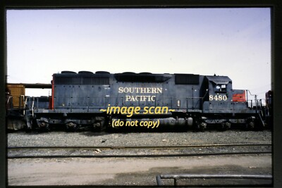 SP Southern Pacific 8480 at Sacramento in 1980, Slide g5b | eBay