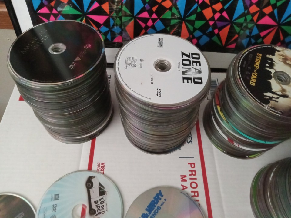 Lot Of 500+ MOVIES Loose Dvds Great Titles Good Material Assorted ...