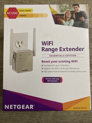 NETGEAR AC1200 Wi-Fi Range Extender - EX6120 | eBay