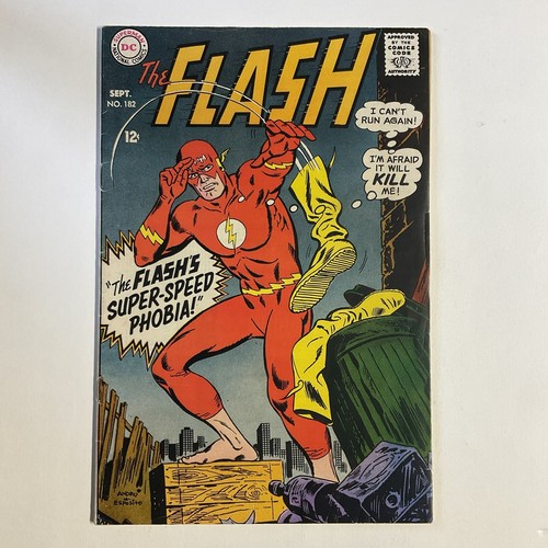 FLASH 182 1968 DC COMICS FN FINE 6.0 | eBay