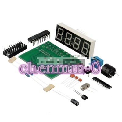 1PCS 4 digit digital clock AT89C2051 MCU digital clock DIY c51 #YT | eBay