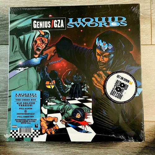 GZA Liquid Swords 4LP Liquid Swords - The Chess Box Vinyl Edition RSD ...
