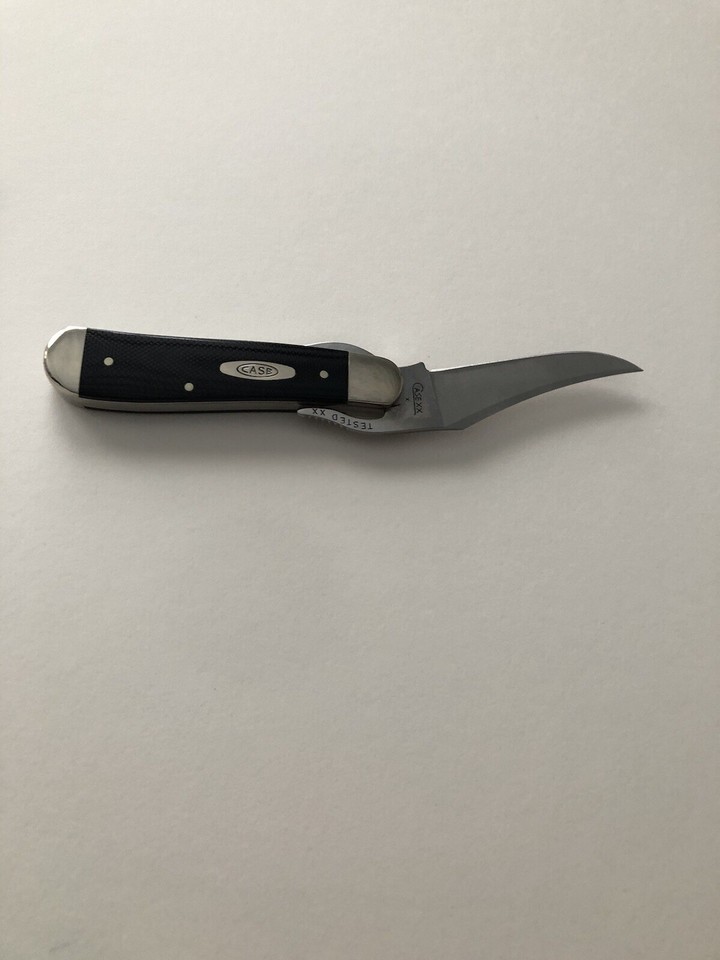 NEW W R Case An Sons X X Knife Dark Black 06235 Russ Lock Blade G10 ...