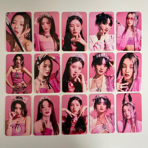(G)I-DLE I FEEL QueenCard Photocard&4-cut photo Soyeon Shuhua Miyeon ...