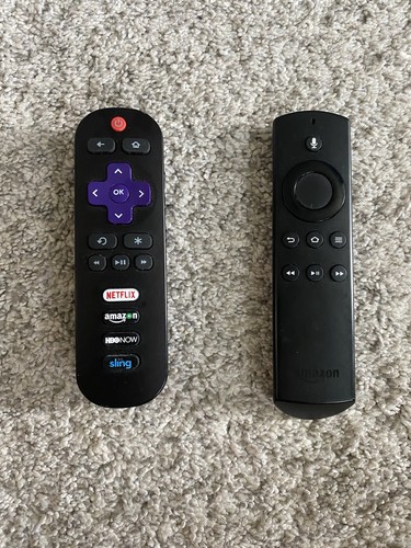 Lot Of Roku & Amazon 2nd-Gen Remote Control DR49WK B For Fire TV ...