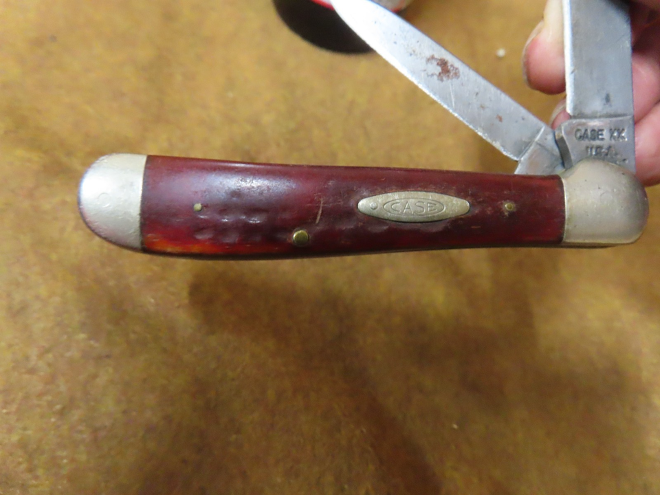 Case XX 6249 Copperhead Pocket Knife,4-bld,Red,1970,9 Dot,USA~AVG/GD🤠 ...