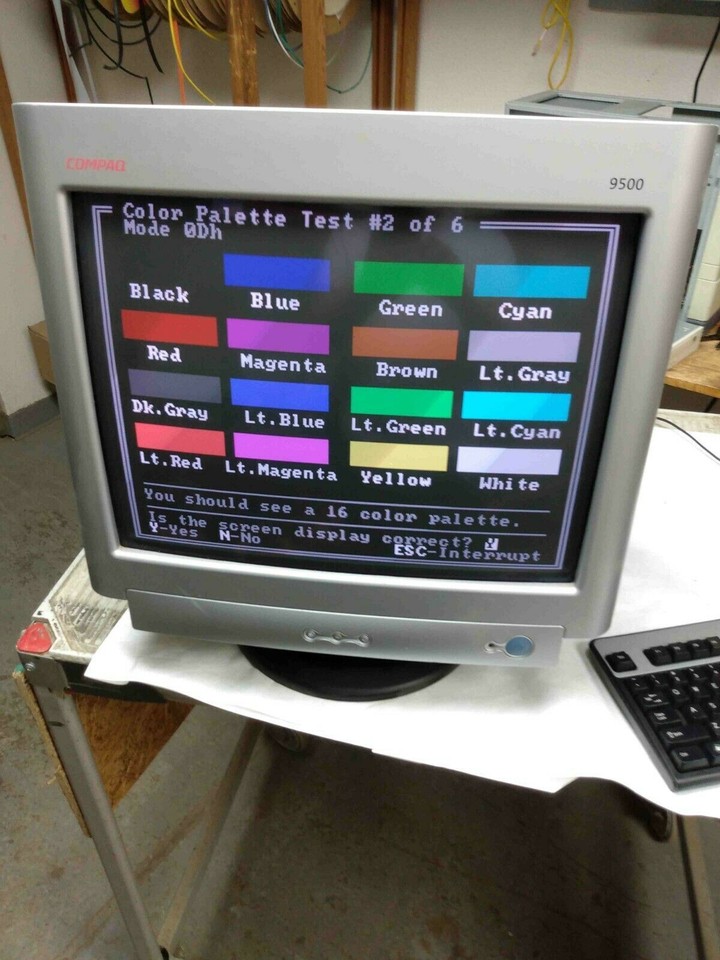 04N736 COMPATIBLE DELL EQUIVALENT BLACK 19 INCH CRT VGA MONITOR | eBay