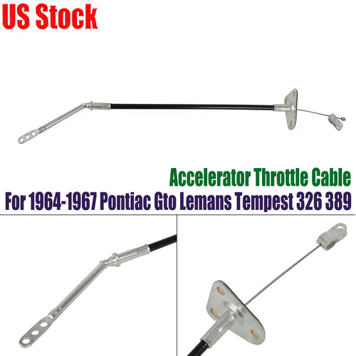 New Accelerator Throttle Cable For 1964-1967 Pontiac Gto Lemans Tempest ...