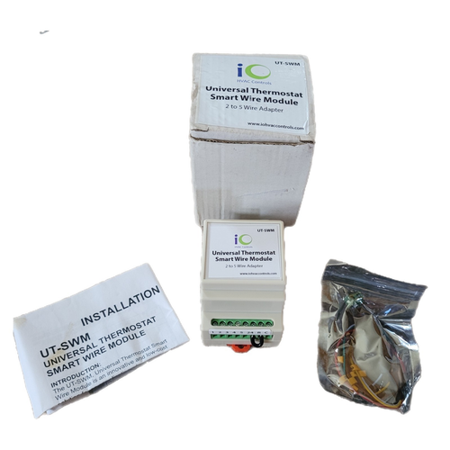 iO HVAC Controls UT-SWM Universal Thermostat Smart Wire Module with 2 ...