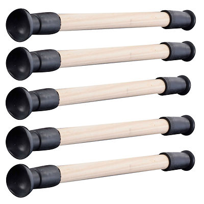 5 x VALVE GRINDING STICK LAPPING TOOL 240mm WOODEN SHAFT DOUBLE ENDED ...