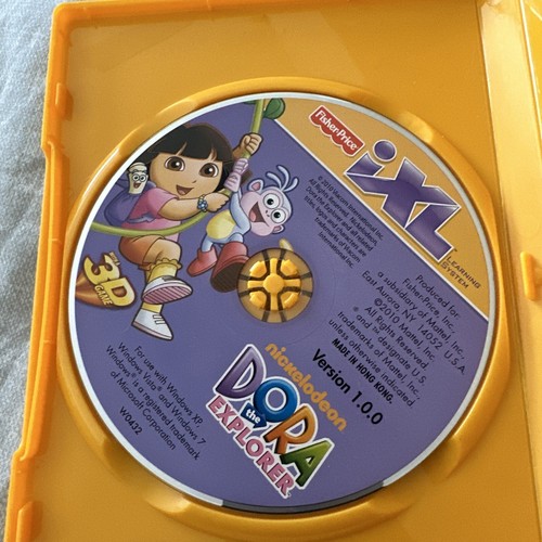 Fisher Price iXL Learning Lot of 4 Games Dora Explorer,Spongebob, Kai ...