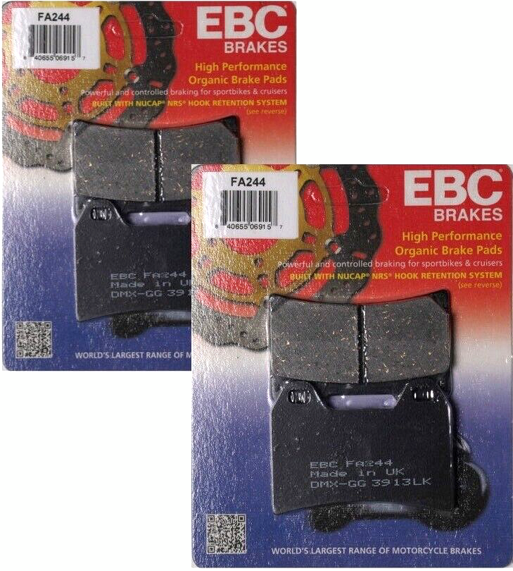 2 SETS EBC Front Brake Pads Aprilia BMW Ducati Husq KTM MV Victory Zero ...