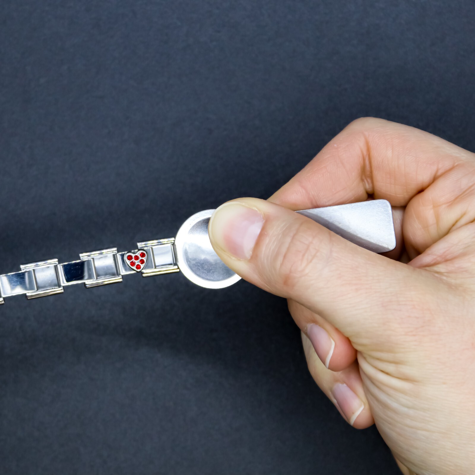 Set-3 Italian Charm Bracelet Tool, Stainless Steel Charms Link ...