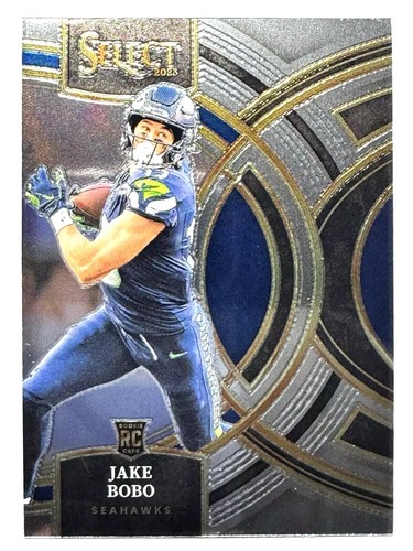 ROOKIE CARD JAKE BOBO Seattle Seahawks 2023 Panini Select PREMIER LVL ...