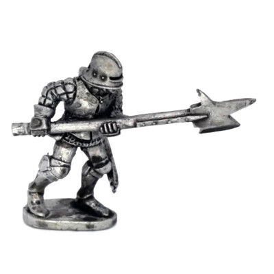 Medieval Armoured Billman 28mm Metal Unpainted | eBay UK