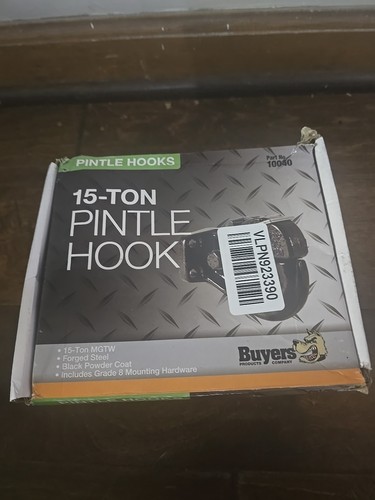 Pintle Hook w/Mounting Kit, PH15 15 Ton Capacity 2-3 Inch Diameter ...