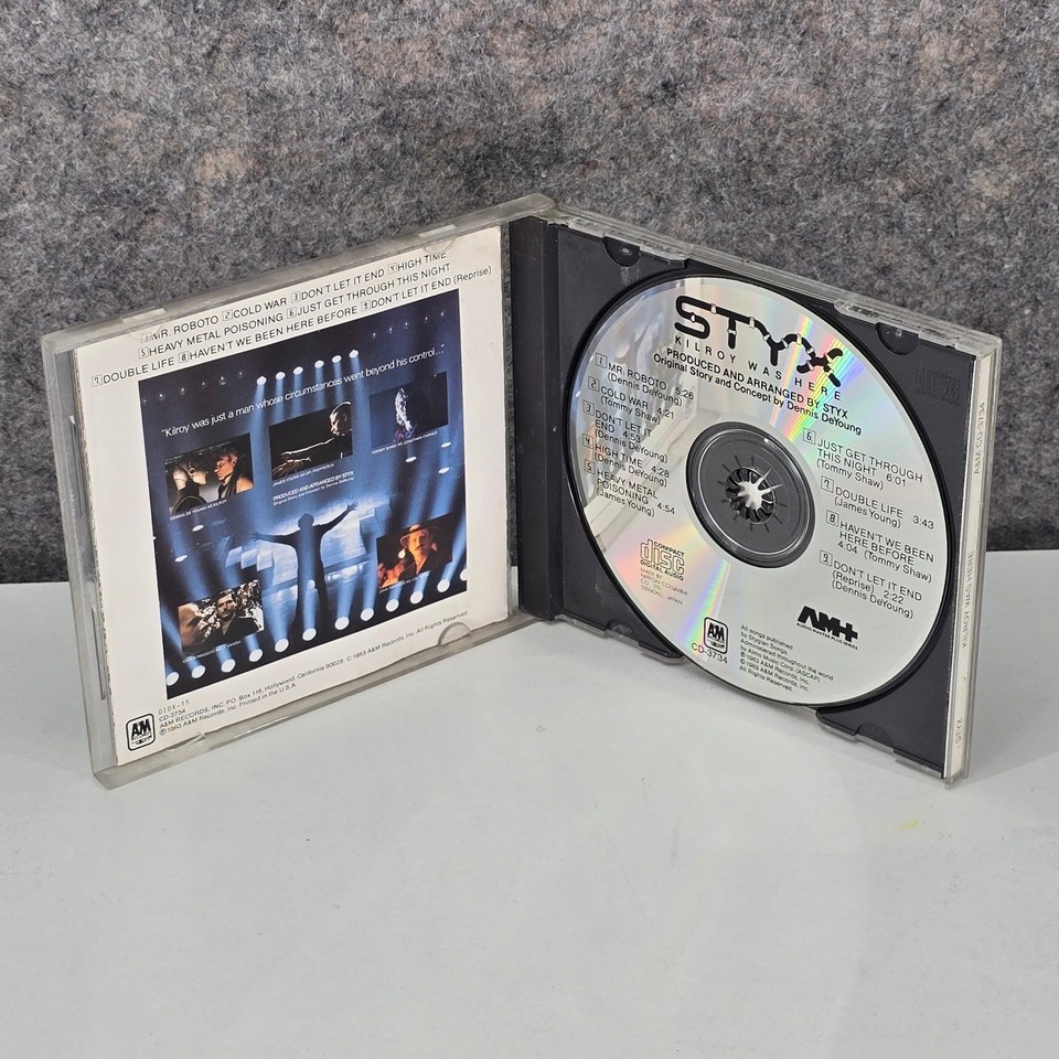 Styx Kilroy Was Here Original CD Album 1983 A&M Records - ft. Mr ...