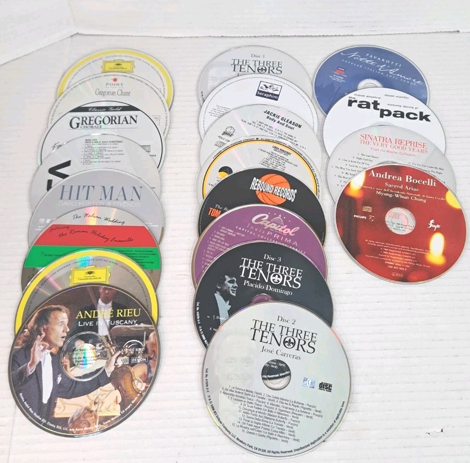 Lot of 70 Loose CDs Mixed Artists Genres Rock Country Pop Soundtracks ...