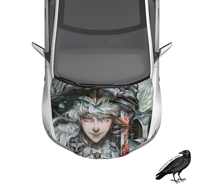 Griffith Berserk 04 Anime Hood Wrap Weatherproof Vinyl Car Decal 50" X ...