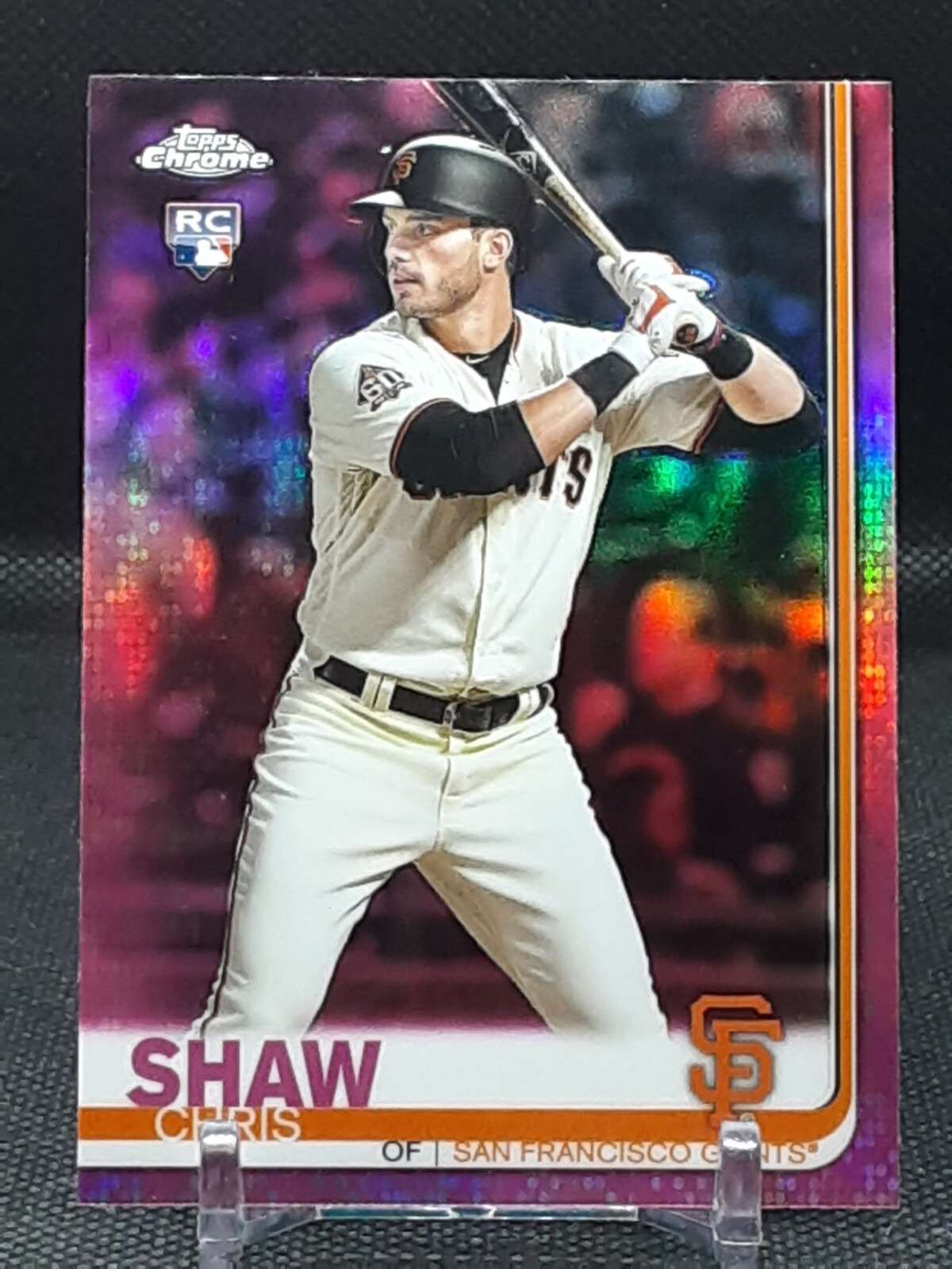 CHRIS SHAW 2019 TOPPS CHROME PINK REFRACTOR ROOKIE GIANTS N1 | eBay