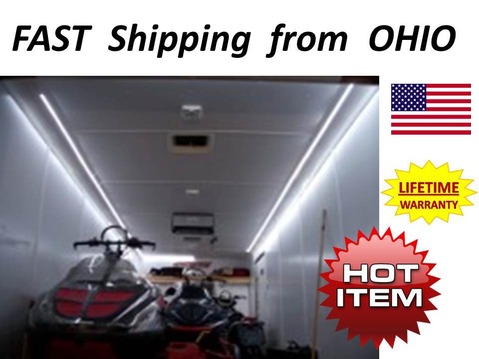 Race Car Hauler Enclosed Trailer Interior Lighting LED UPGRADE KIT - #1 ...