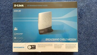 D-LINK DCM-202 BROADBAND CABLE MODEM (NEW) 840356080666| eBay