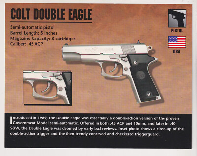 COLT DOUBLE EAGLE .45 ACP Pistol Handgun Atlas Classic Firearms Gun ...