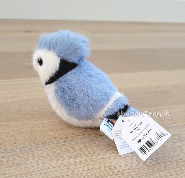 Jellycat I am Birdling Blue Jay BIR6BLJ stuffed animal plush bird 4 ...