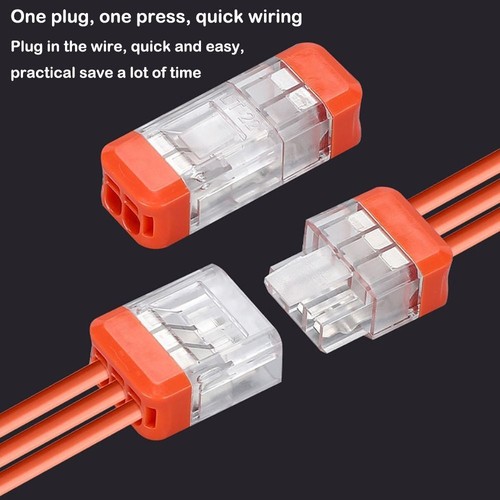 Universal Compact Wire Connector Push-in Terminal Blocks Electrical | eBay