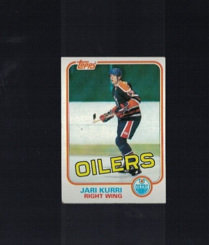Jari Kurri Edmonton Oilers 1981-82 Rookie Topps Hockey Card #18 Ex | eBay