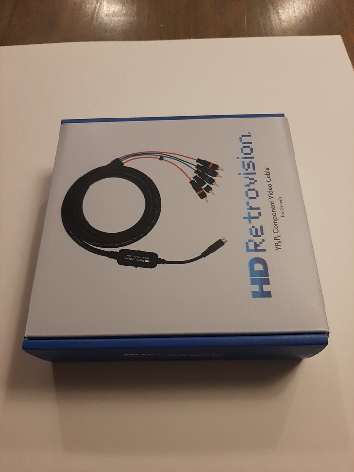 HD Retrovision, Sega Genesis Component/YPbPr Cables w/ Saturn Adapter ...