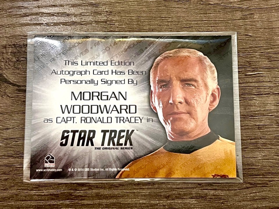 2016 STAR TREK ORIGINAL SERIES 50TH ANNIVERSARY MORGAN WOODWARD ...
