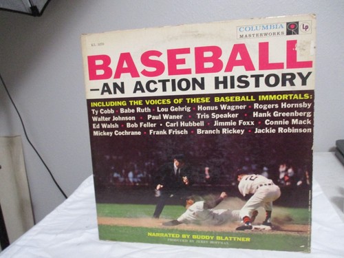 Vintage Baseball An Action History LP Record Album & Book KL5270 | eBay