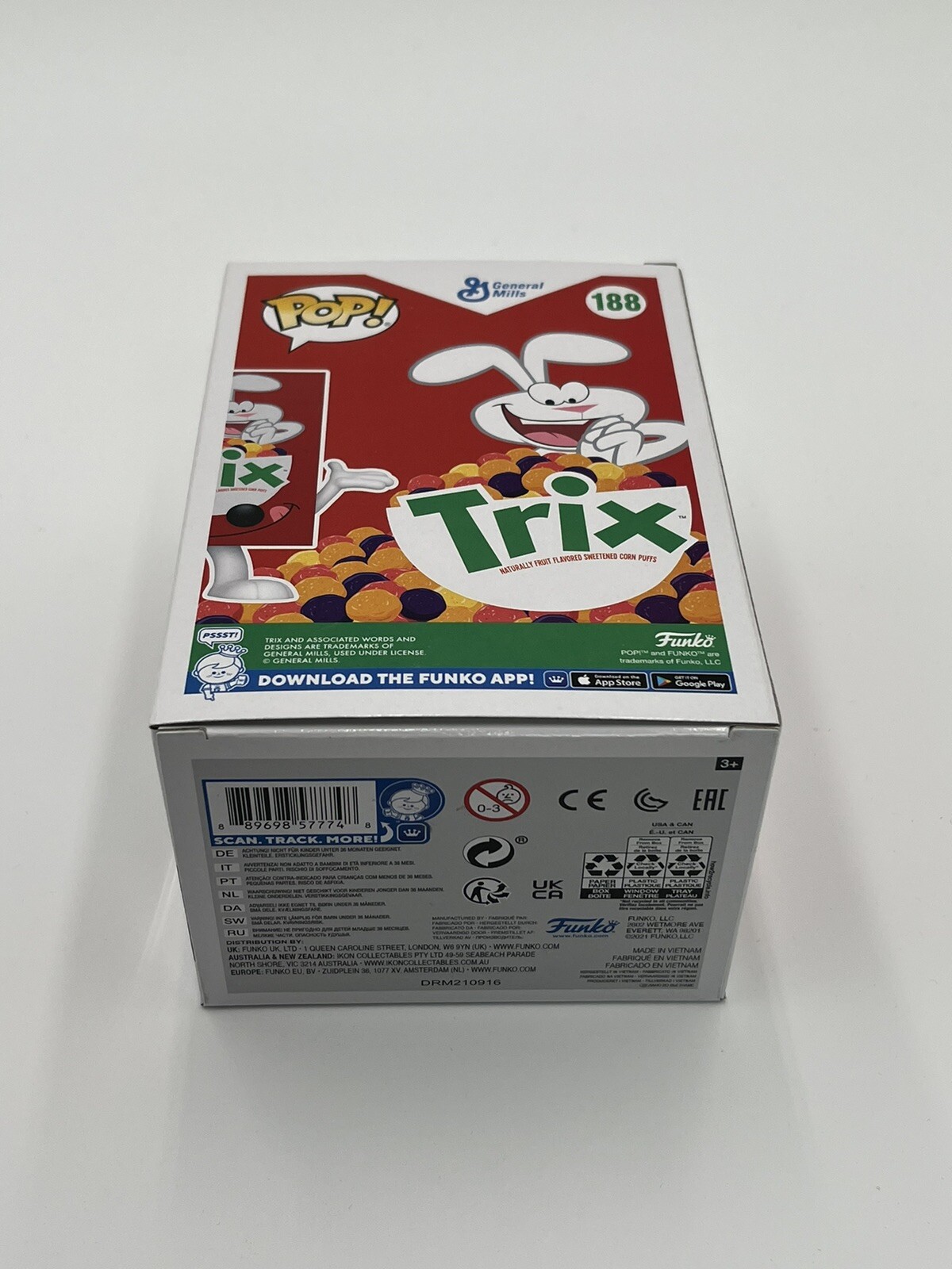 Funko POP! Foodies General Mills Trix Cereal Box #188 New In Box ...