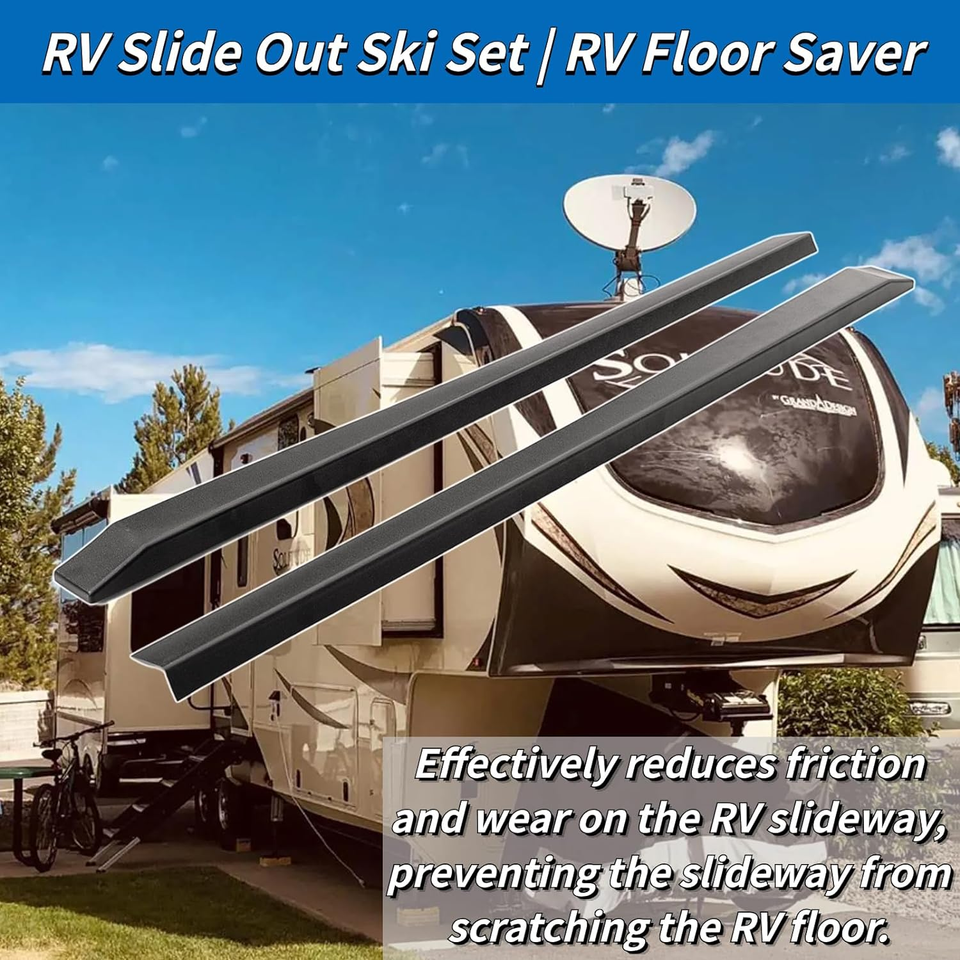 2024 Upgraded RV Slide Out Ski Set, RV Floor Saver Corner Edge ...