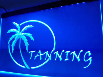 OPEN Tanning bar pub LED Neon Light Sign gift home decore for room size ...