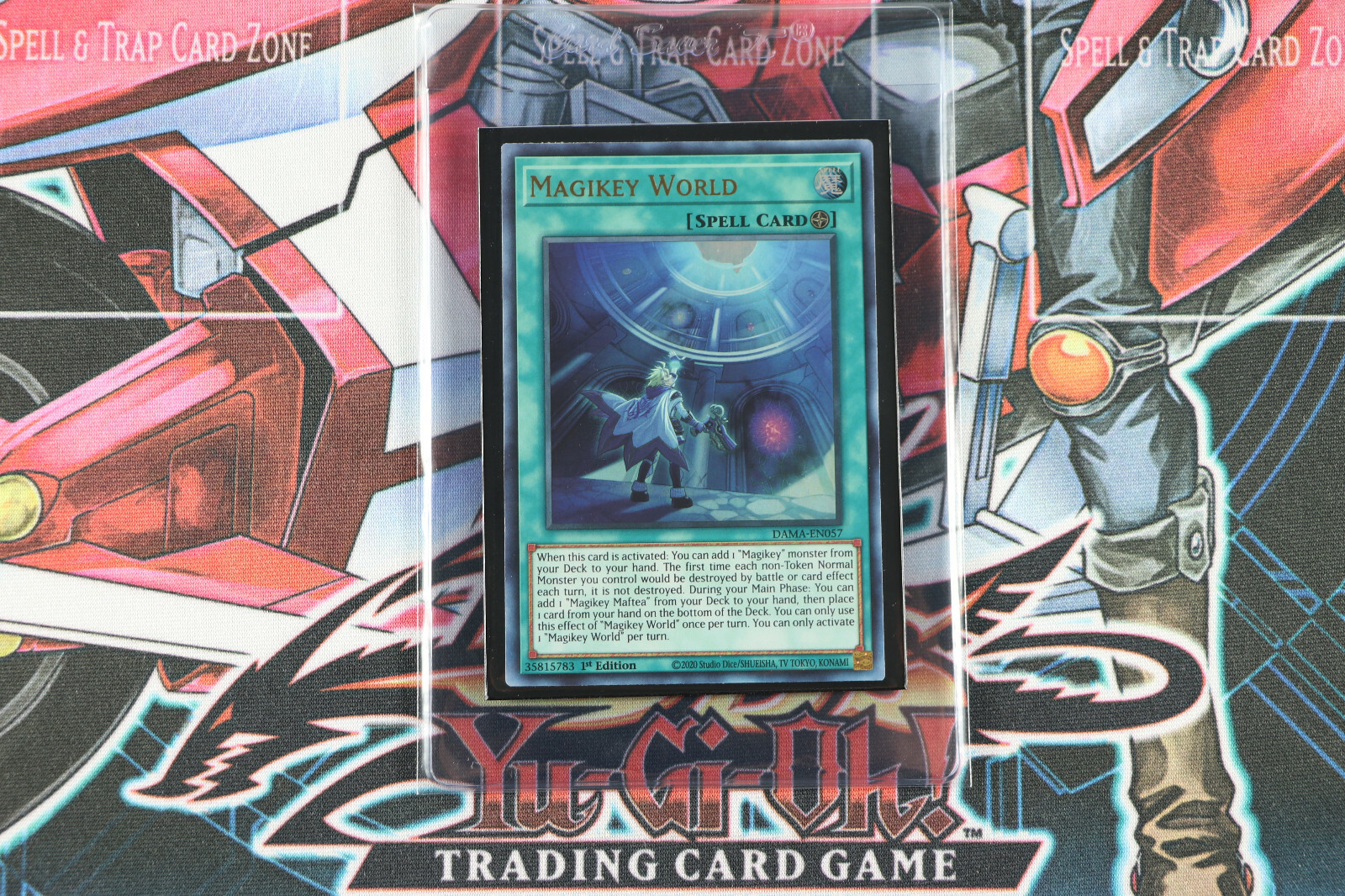 YuGiOh Spell Card Magikey World DAMA-EN057 1st Edition Ultra Rare PACK ...