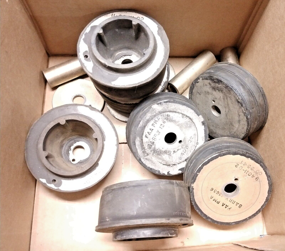 Barry Engine Mounts, Pair, Fr. Mooney Aircraft, P/N 94110-02 / 00-11900 ...