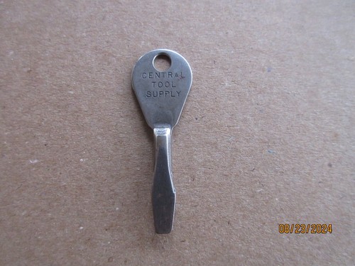 VTG 1960’s CENTRAL TOOL SUPPLY PROTO FLATHEAD KEY CHAIN SCREWDRIVER USA ...
