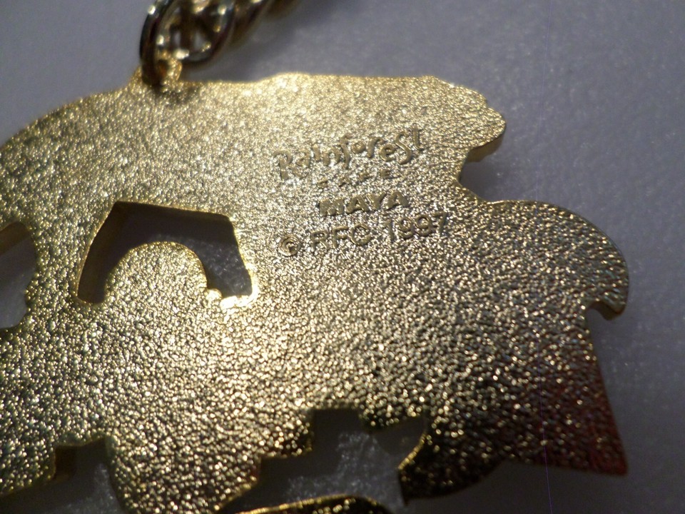 1997 MAYA RAINFOREST CAFE KEYCHAIN / KEYRING | eBay