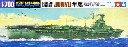Tamiya 31212 1/700 Scale Model Waterline Kit WWII IJN Aircraft Carrier ...