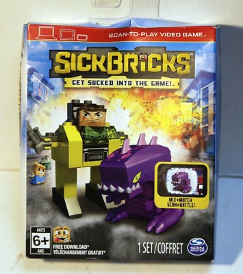 4 pkgs, Sick Bricks Big Sick Character Pack Major Blazer vs Xenomax ...