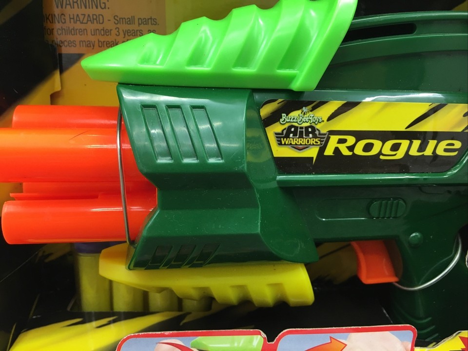 NEW Buzz Bee Toys Air Warriors Rogue Foam Dart Blaster * Blasts Up to 30 Feet! | eBay