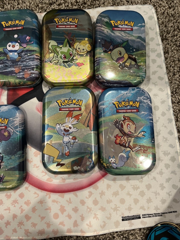 Pokemon Mini Tin With 3D Print Insert And TCG Accessories (Read ...