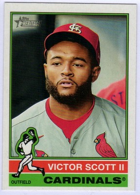 2025 Topps Heritage #612 Victor Scott II St. Louis Cardinals | eBay